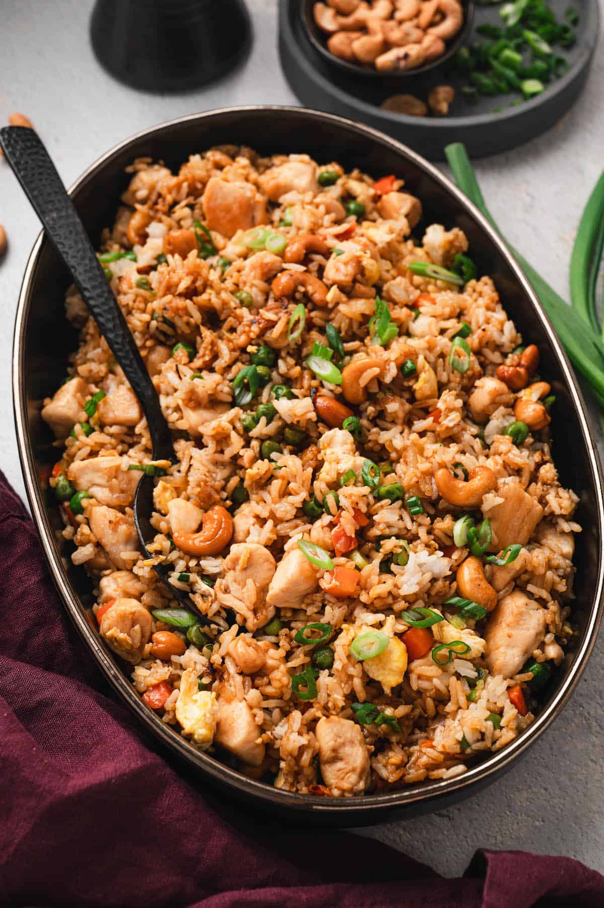 Chicken Fried Rice Recipe (Easy) - Foxes Love Lemons
