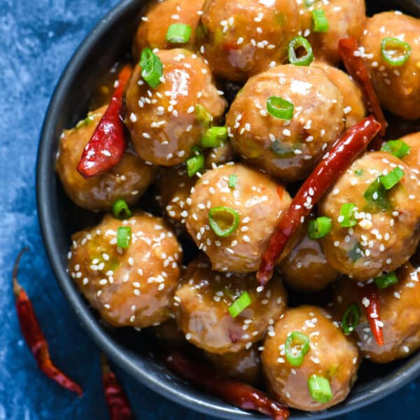Asian Meatballs - Foxes Love Lemons