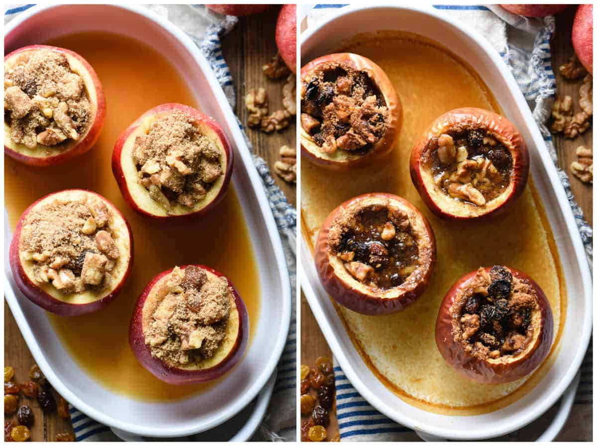 Stuffed Apples in the Oven - Foxes Love Lemons