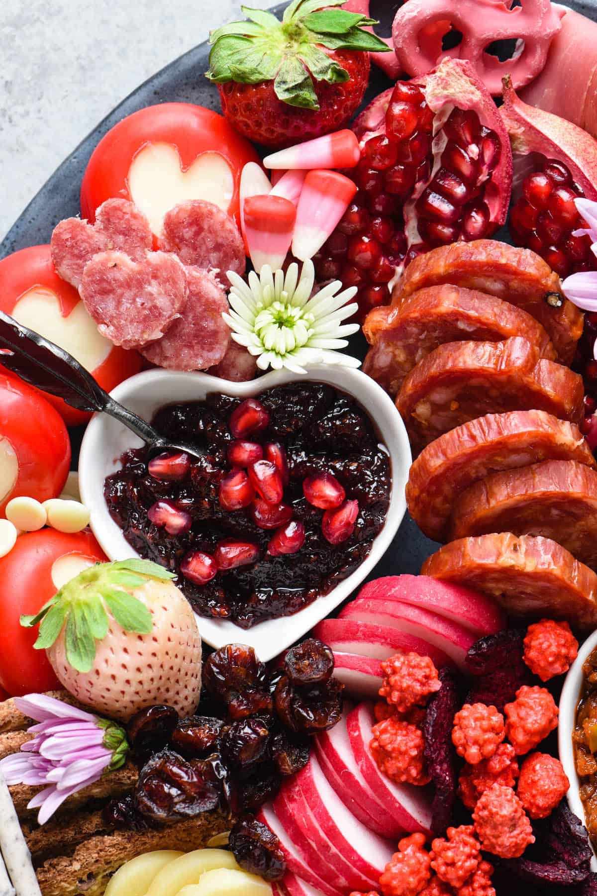 Valentine's Day Snack Board - Foxes Love Lemons