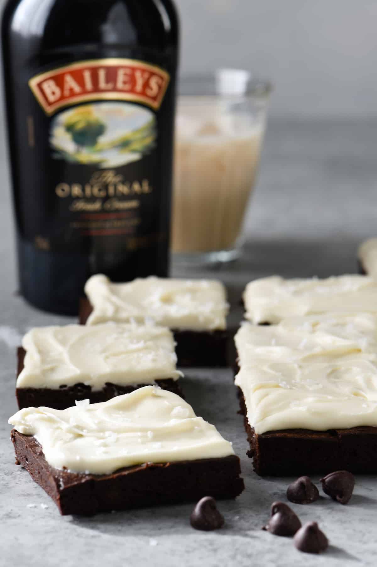 Baileys Brownies (Irish Cream Brownies) - Foxes Love Lemons