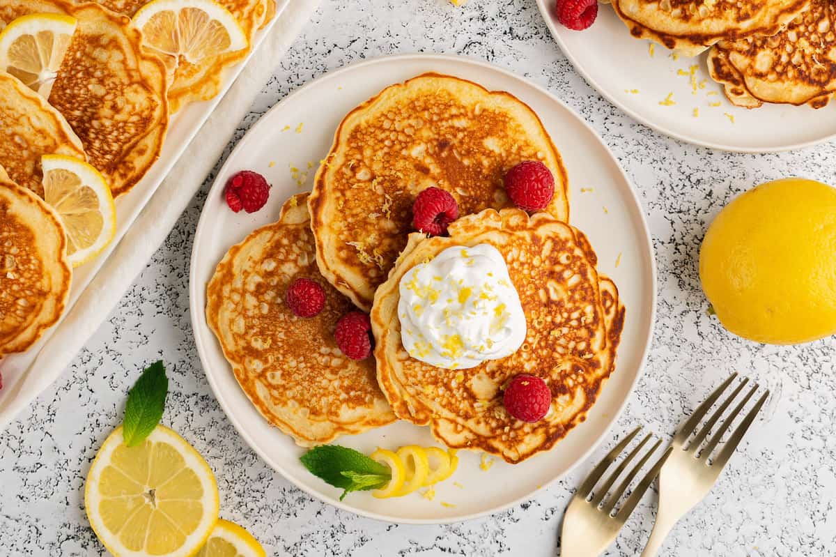 Lemon Pancakes - Foxes Love Lemons