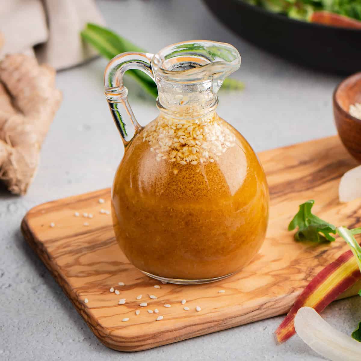 Miso Ginger Dressing - Foxes Love Lemons