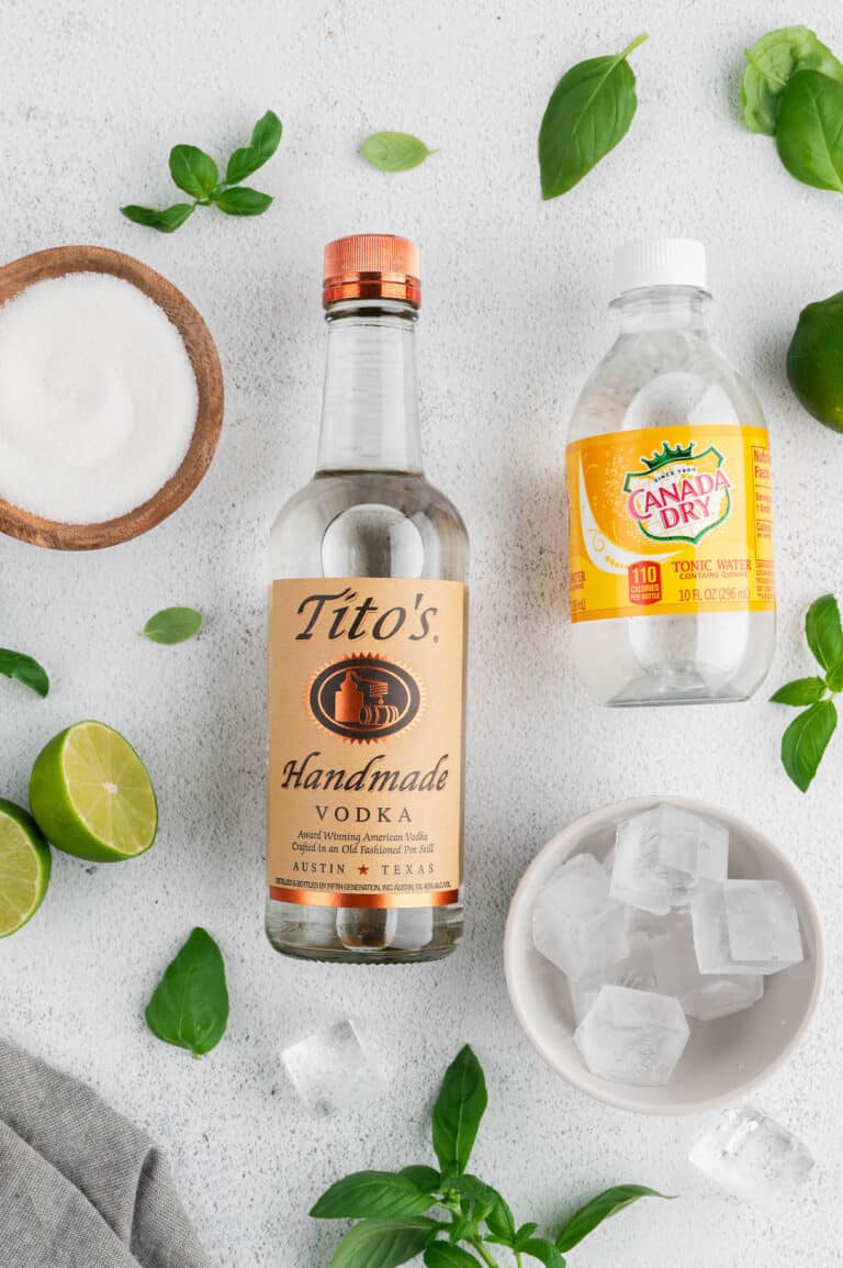 The Best Basil Cocktail (with Vodka) - Foxes Love Lemons