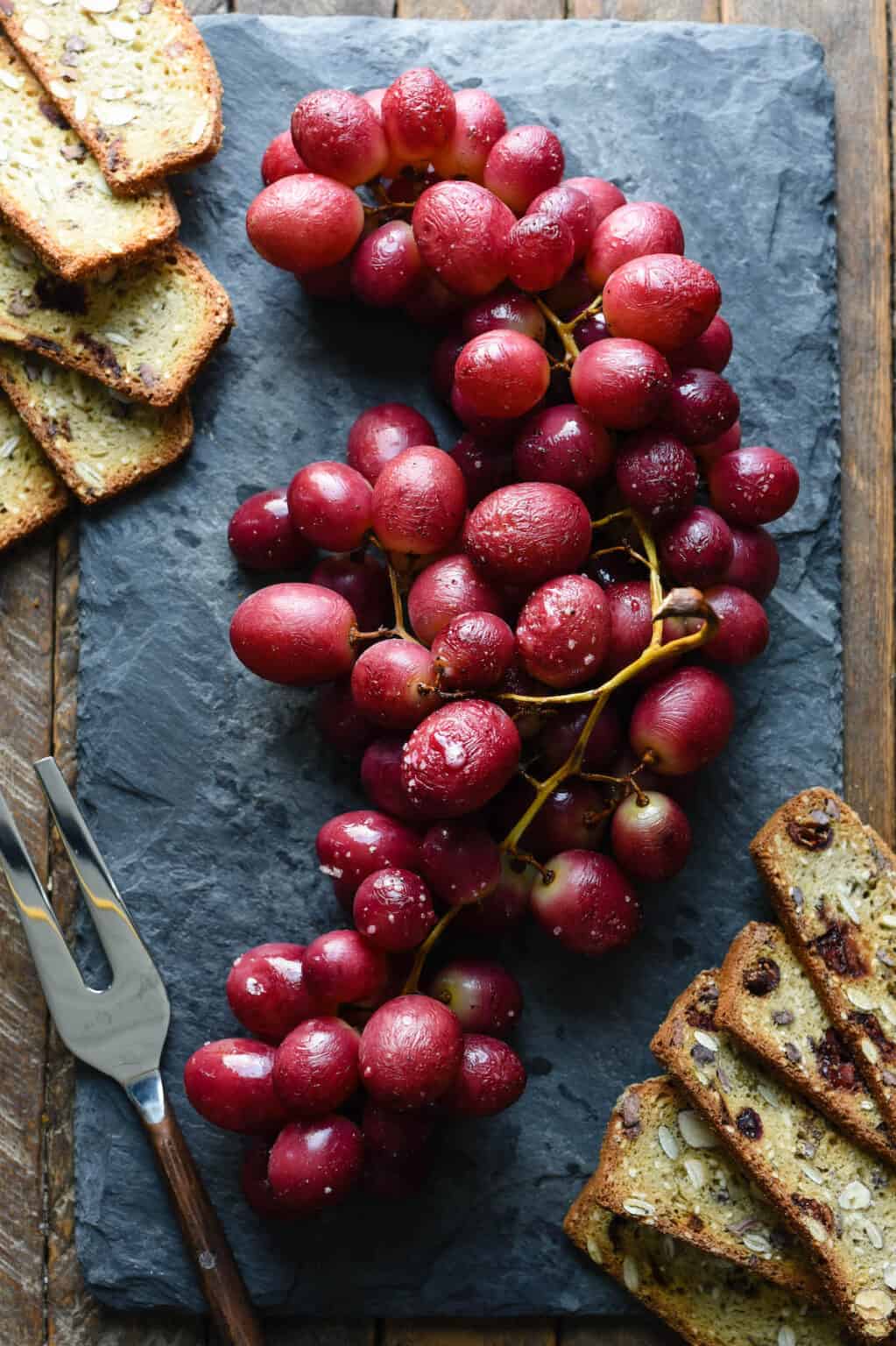 Roasted Grapes (Great for Cheese Boards) - Foxes Love Lemons