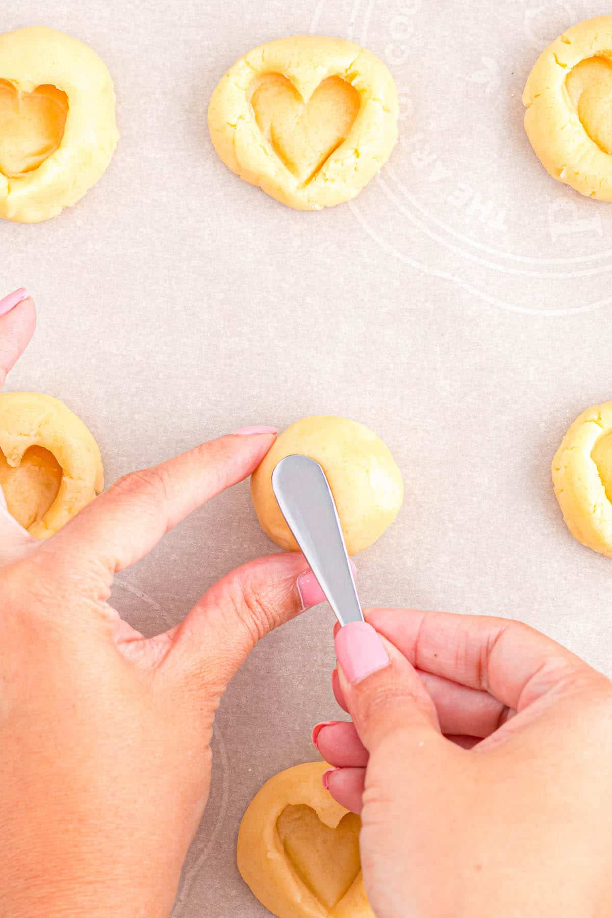 Heart Jam Cookies (Shortbread Thumbprint) - Foxes Love Lemons