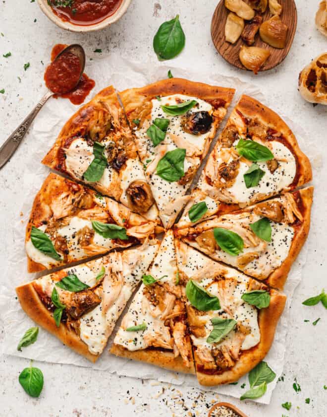 The Best Chicken Pizza Recipe - Foxes Love Lemons