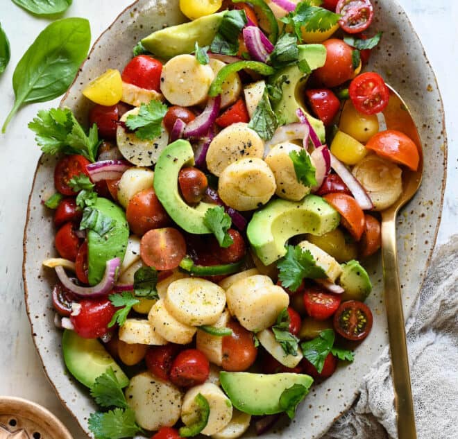 Hearts of Palm Salad Recipe - Foxes Love Lemons