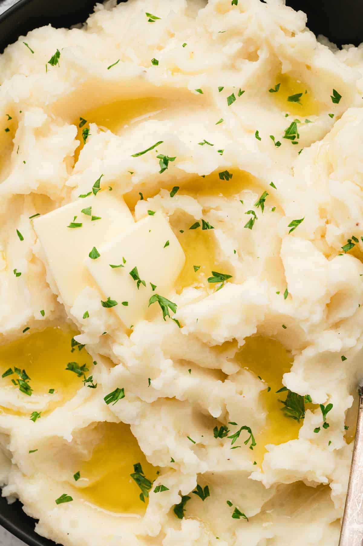 Homemade Mashed Potatoes with Heavy Cream - Foxes Love Lemons