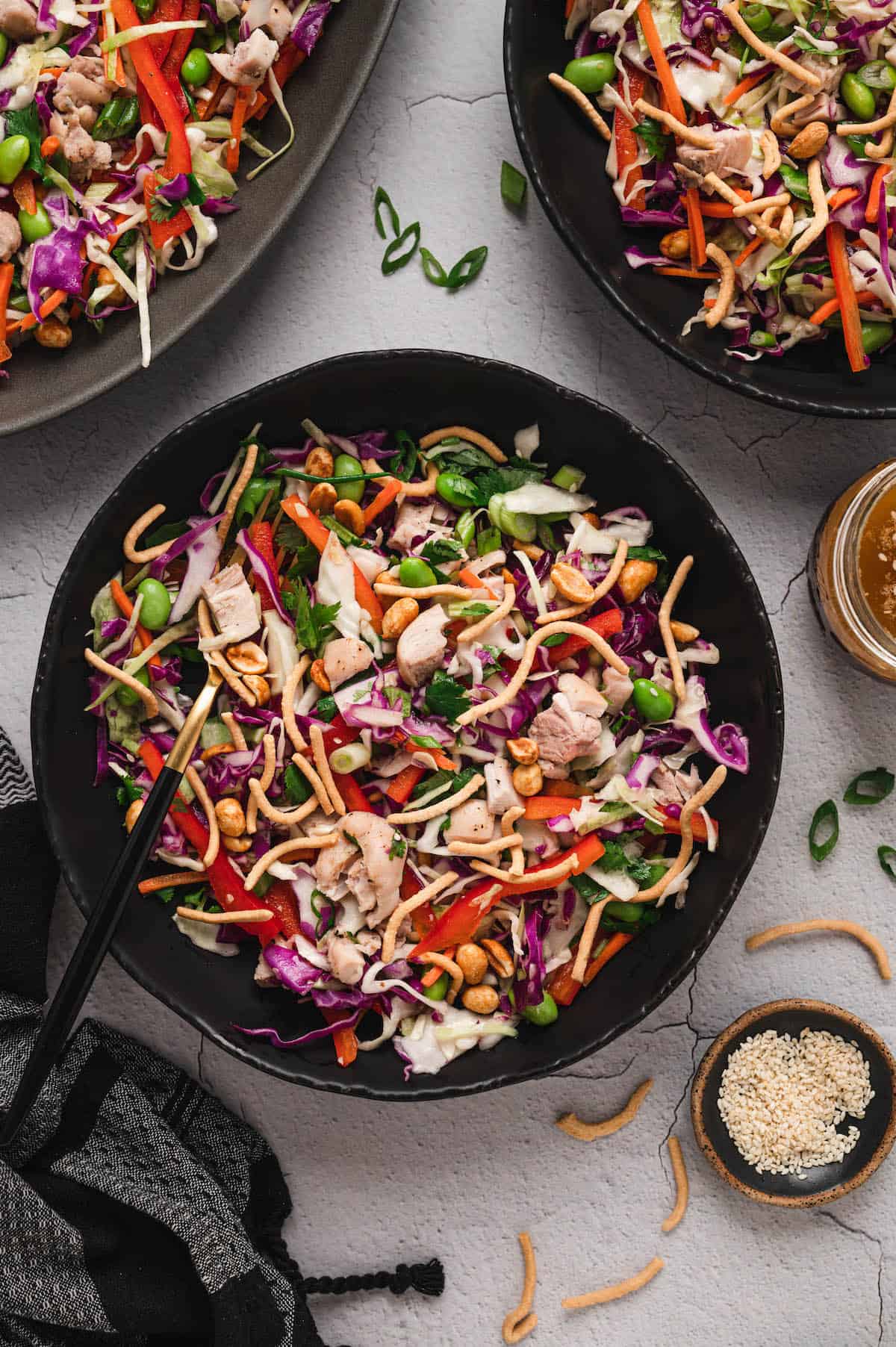 Asian Salad With Chicken - Foxes Love Lemons