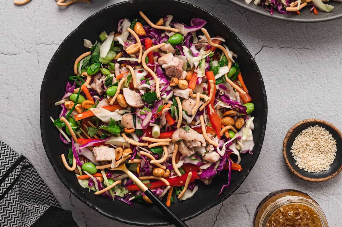 Asian Salad With Chicken - Foxes Love Lemons