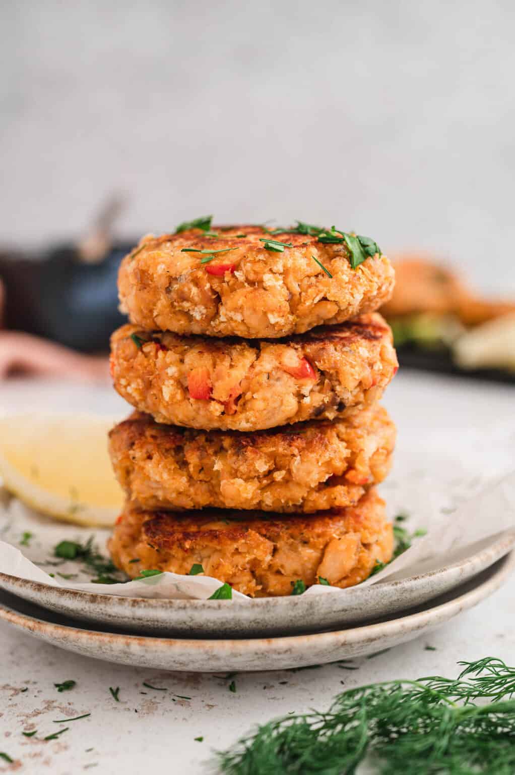 Salmon Patties with Canned Salmon - Foxes Love Lemons