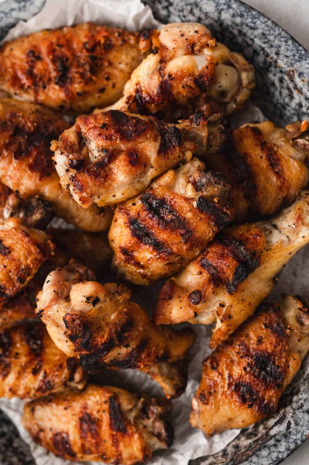 Best Grilled Chicken Wings - Foxes Love Lemons