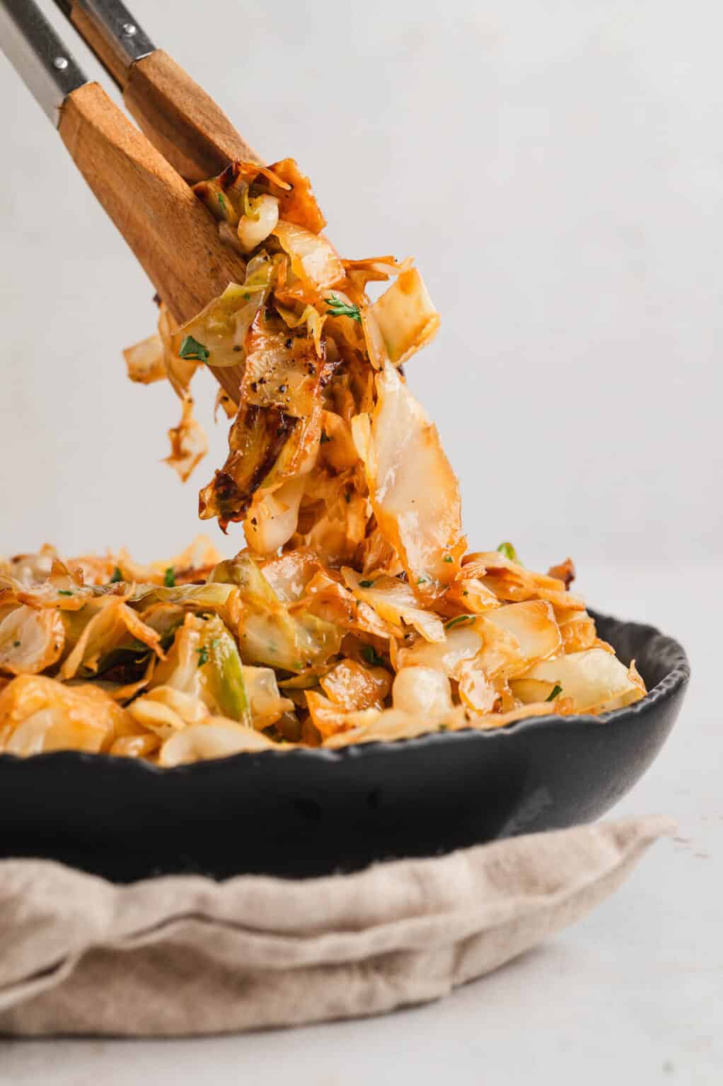 Best Sauteed Green Cabbage Recipe - Foxes Love Lemons