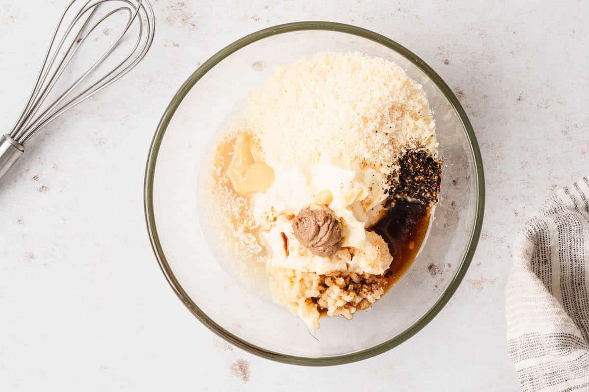 Homemade Caesar Salad Dressing Recipe with Mayo - Foxes Love Lemons