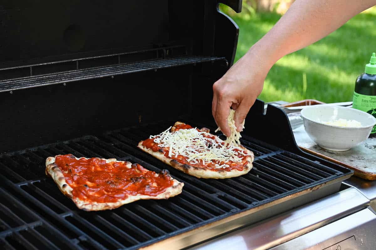 Grilled Pizza Recipe - Foxes Love Lemons