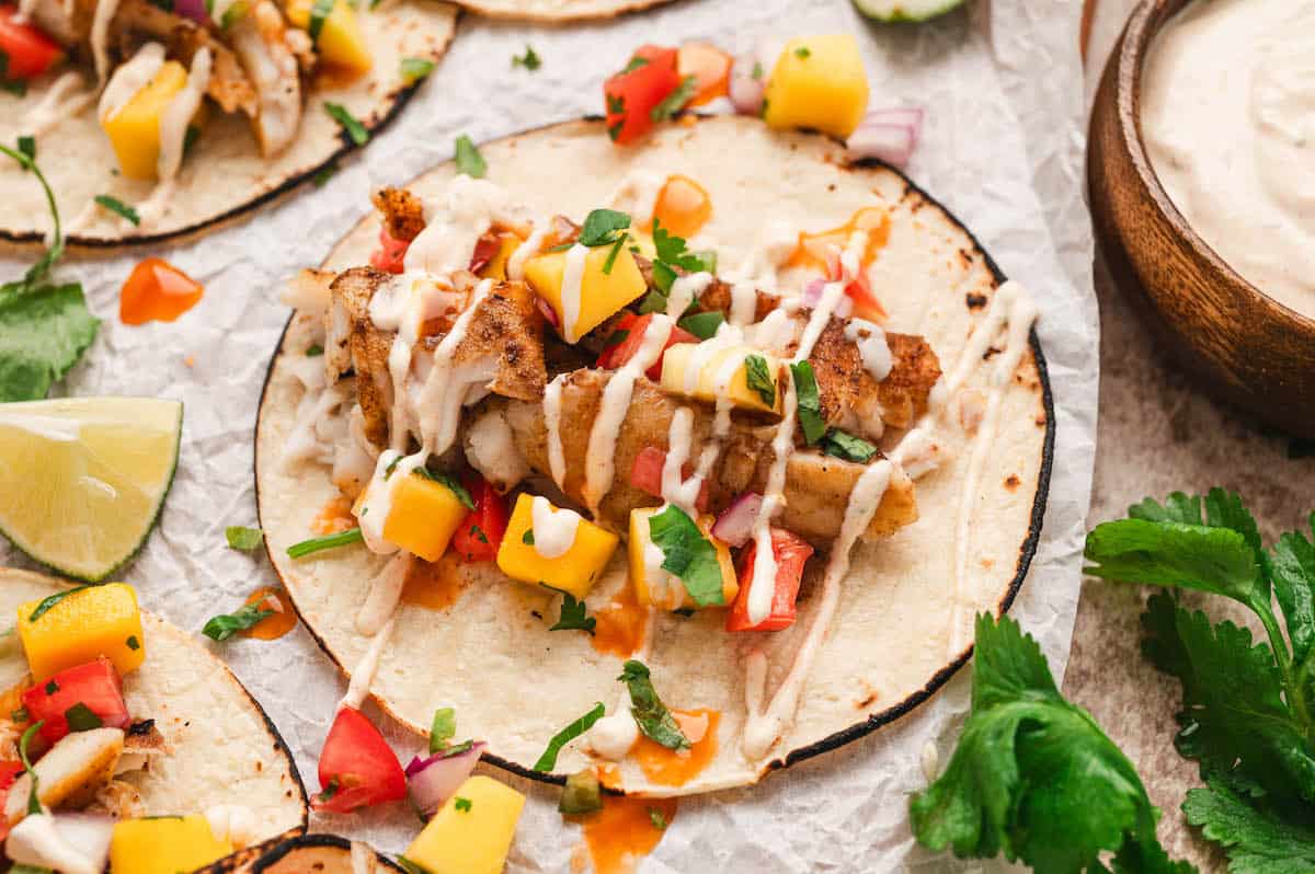 Best Fish Taco Recipe - Foxes Love Lemons