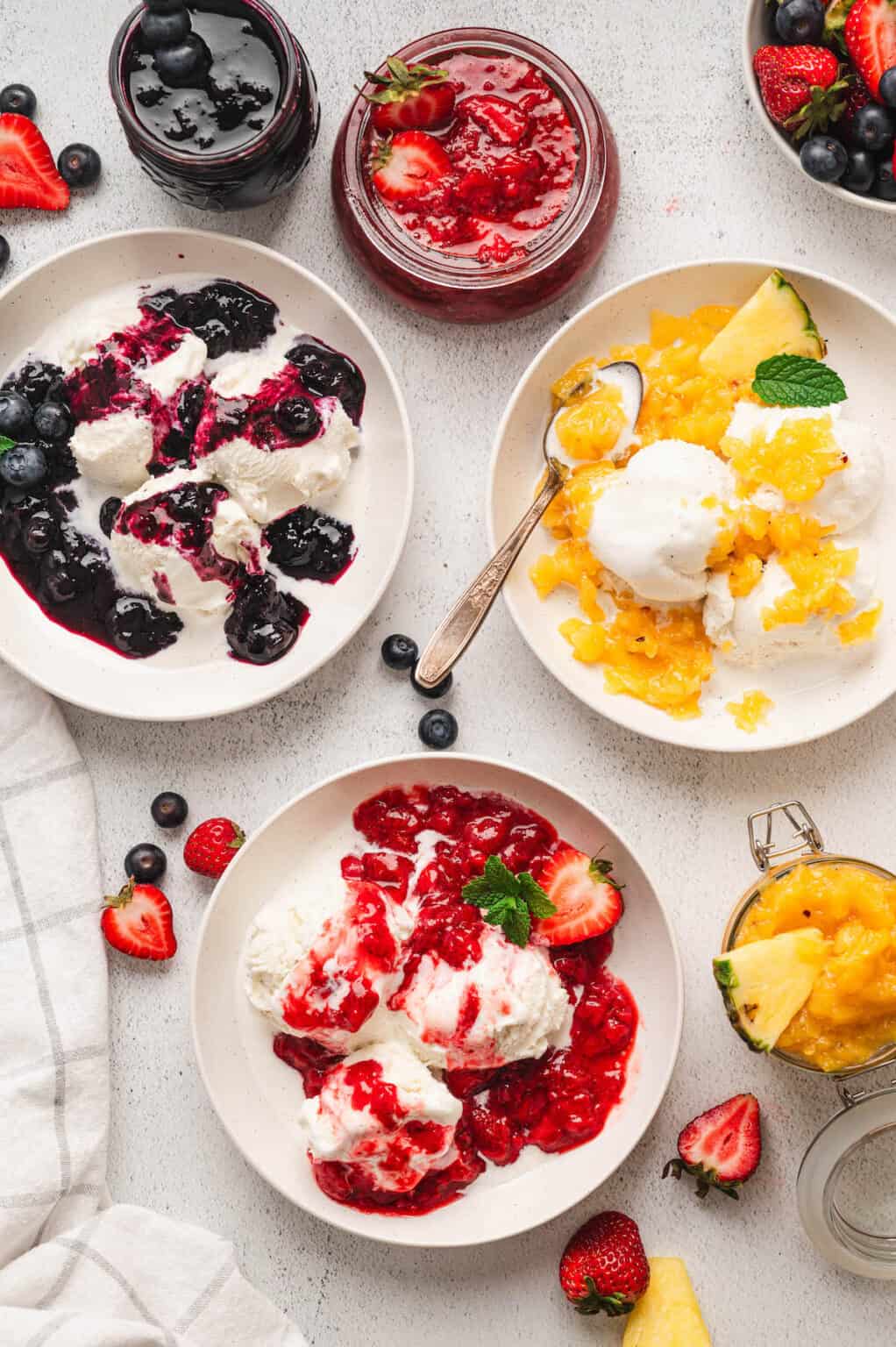 The BEST Fruit Topping for Ice Cream - Foxes Love Lemons