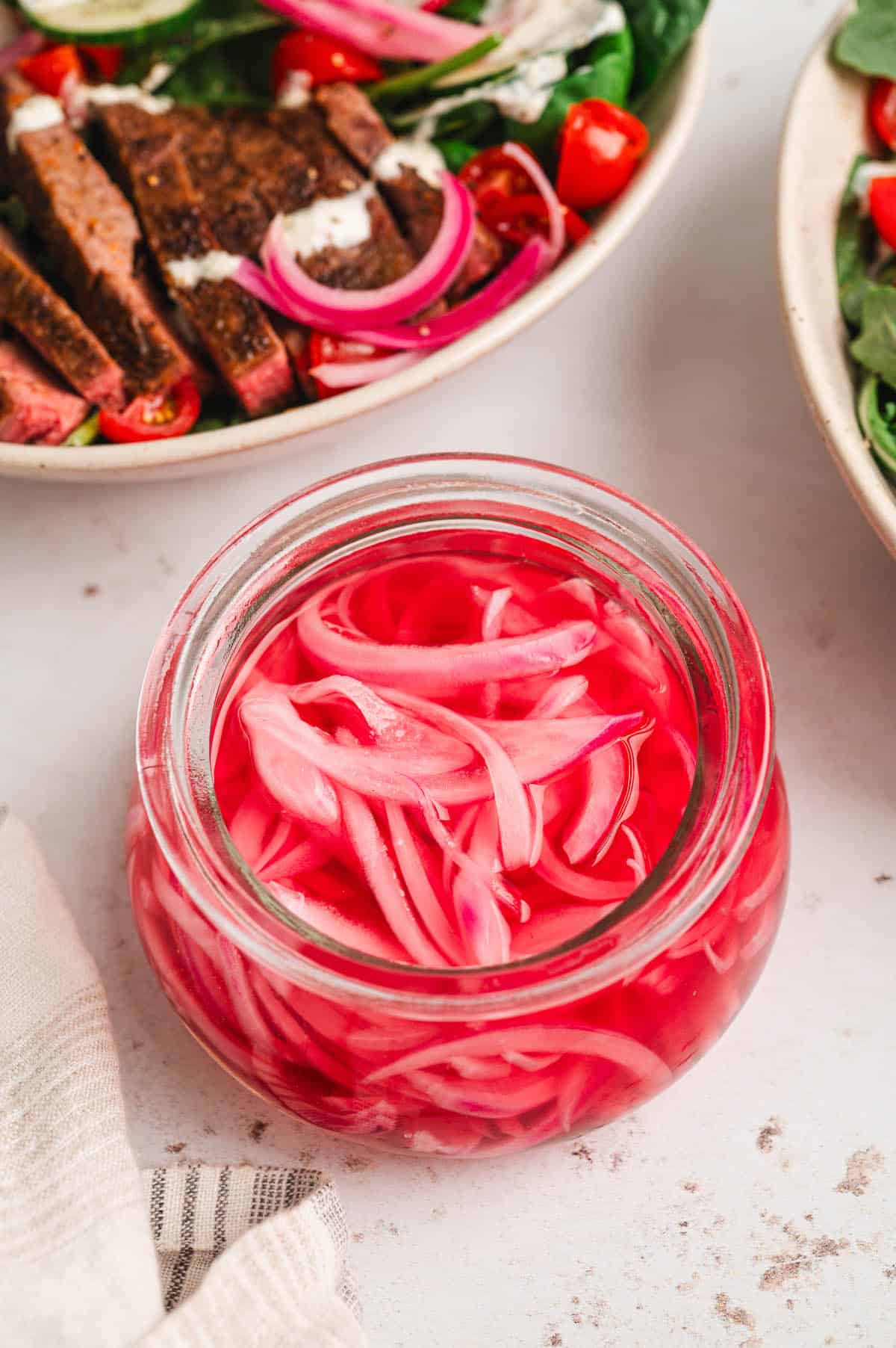 Quick Pickled Red Onions Recipe - Foxes Love Lemons
