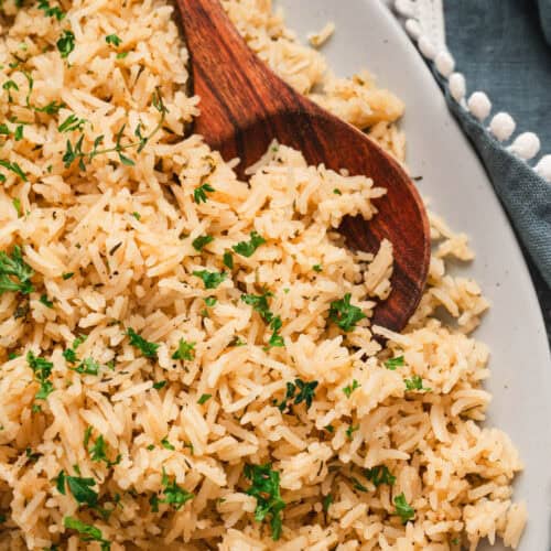 Seasoned Rice Recipe - Foxes Love Lemons