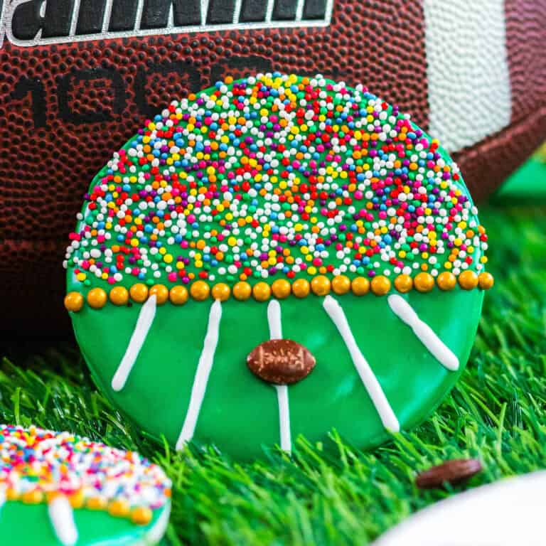 Decorated Football Cookies - Foxes Love Lemons