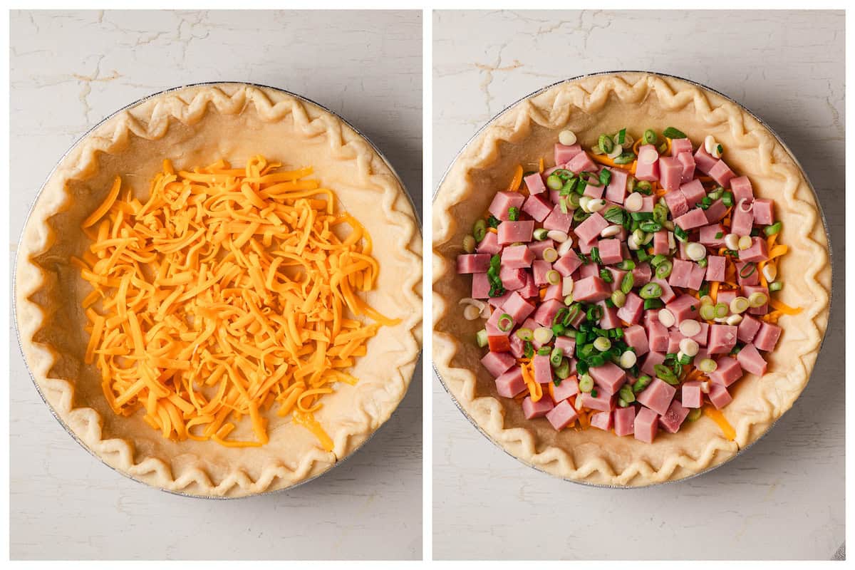 Ham And Cheese Quiche Recipe - Foxes Love Lemons