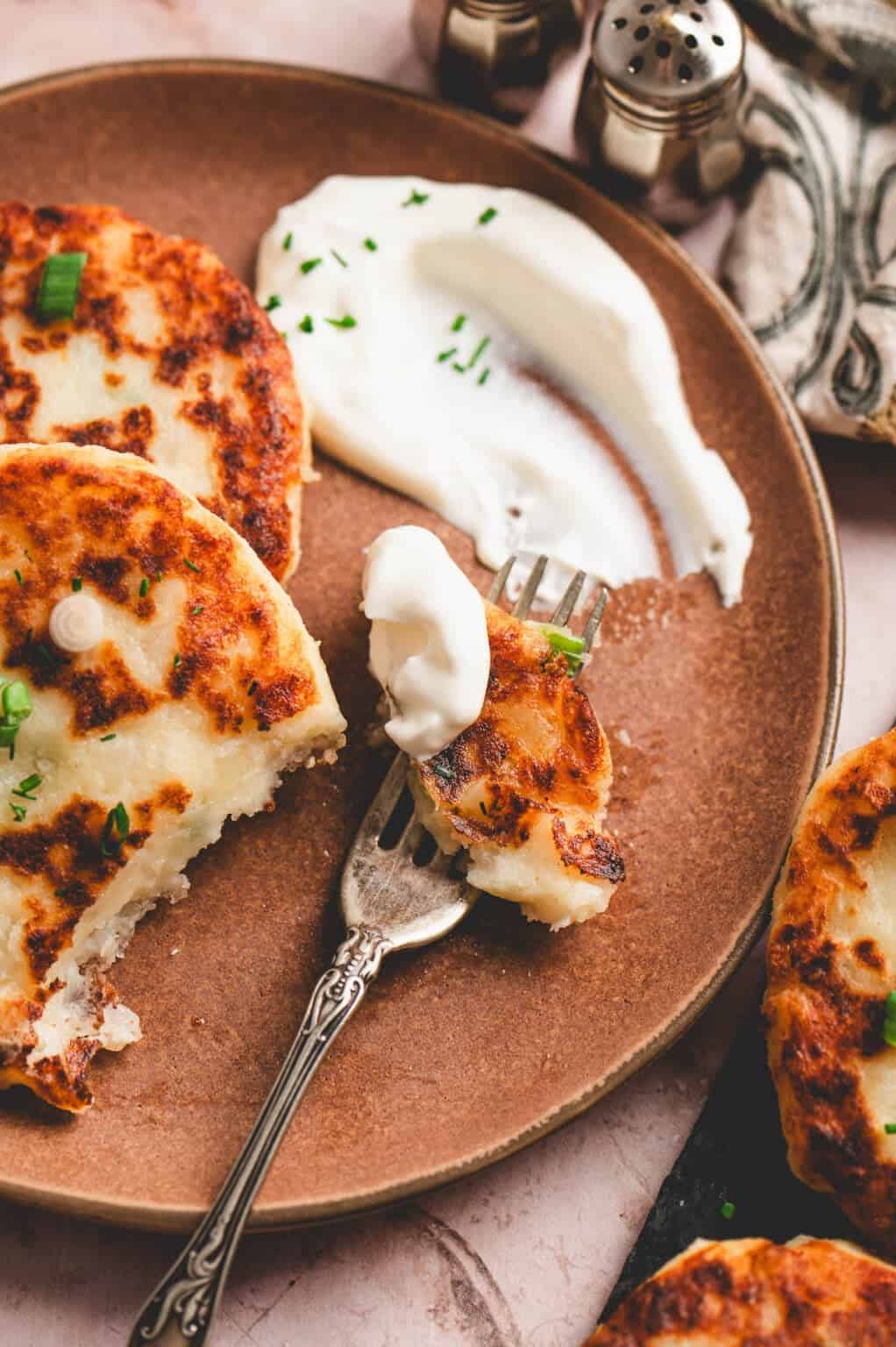 Potato Cakes From Mashed Potatoes - Foxes Love Lemons