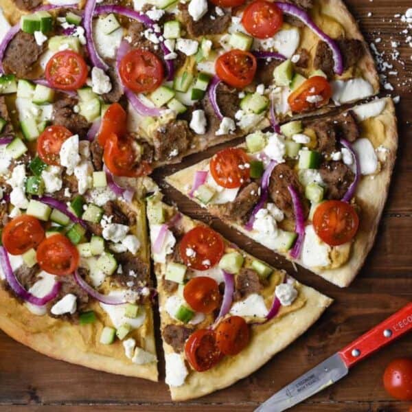 Gyro Pizza - Foxes Love Lemons