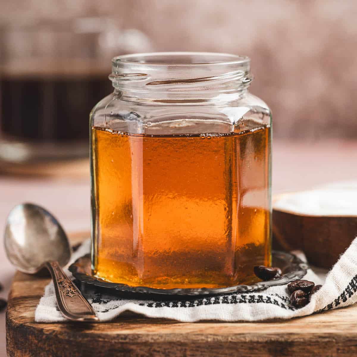 Foolproof Caramel Coffee Syrup Recipe (Coffeehouse Style) - Foxes Love ...