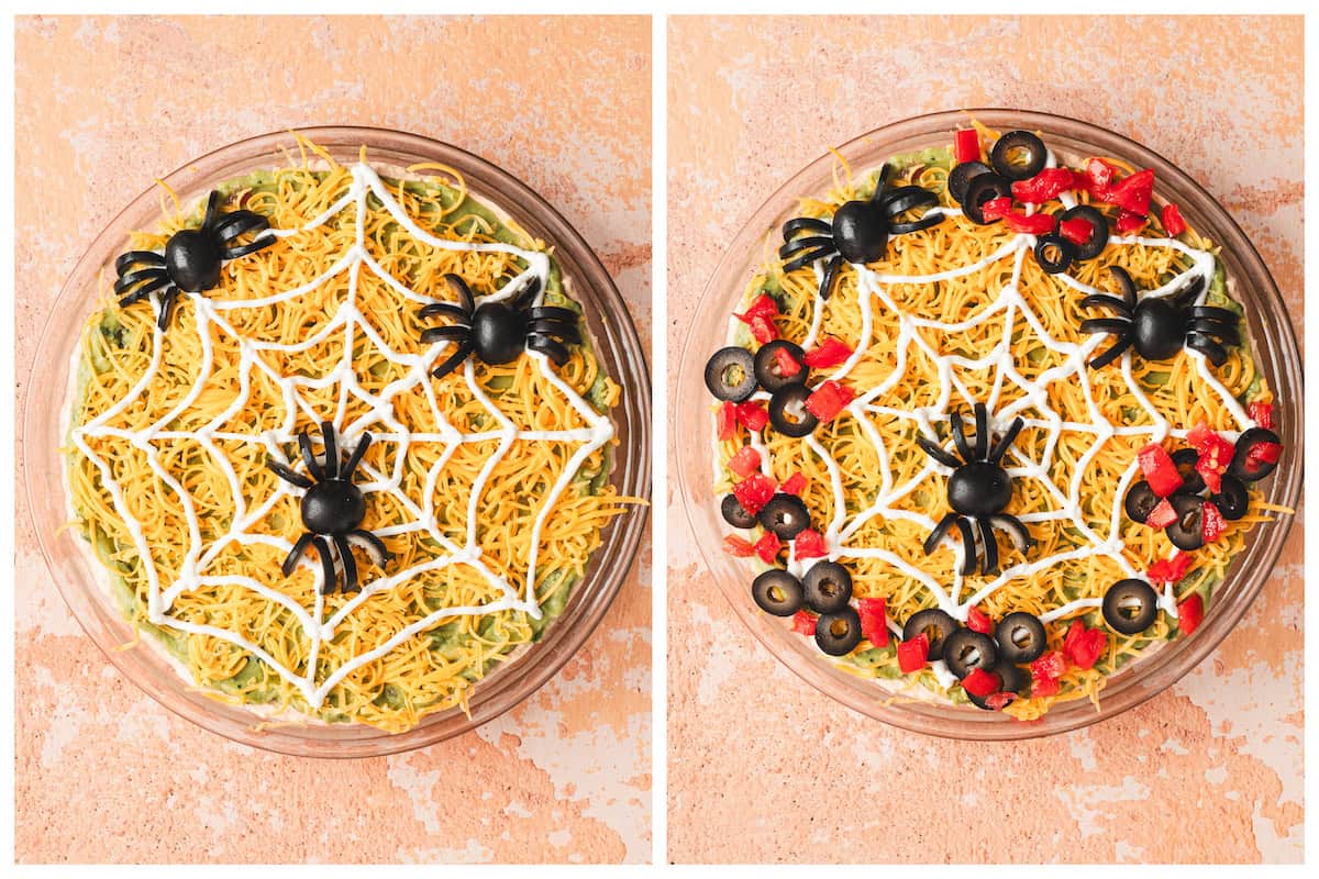 Halloween Seven Layer Dip - Foxes Love Lemons